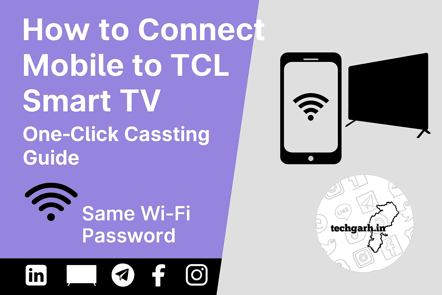 How to Cast Mobile Phone to TCL Smart TV